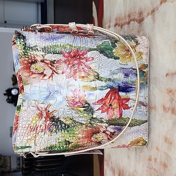 Brahmin | Bags | Brahmin Celina Succulent Bloom Melbourne Bucket Bag ...